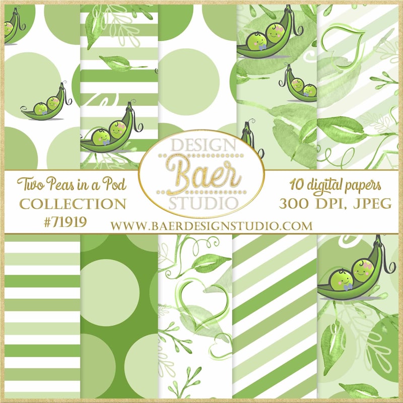 Peas Clipart - Etsy