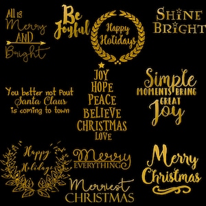Christmas Quotes:christmas Word Art, Christmas Scrapbook Titles, Quote ...