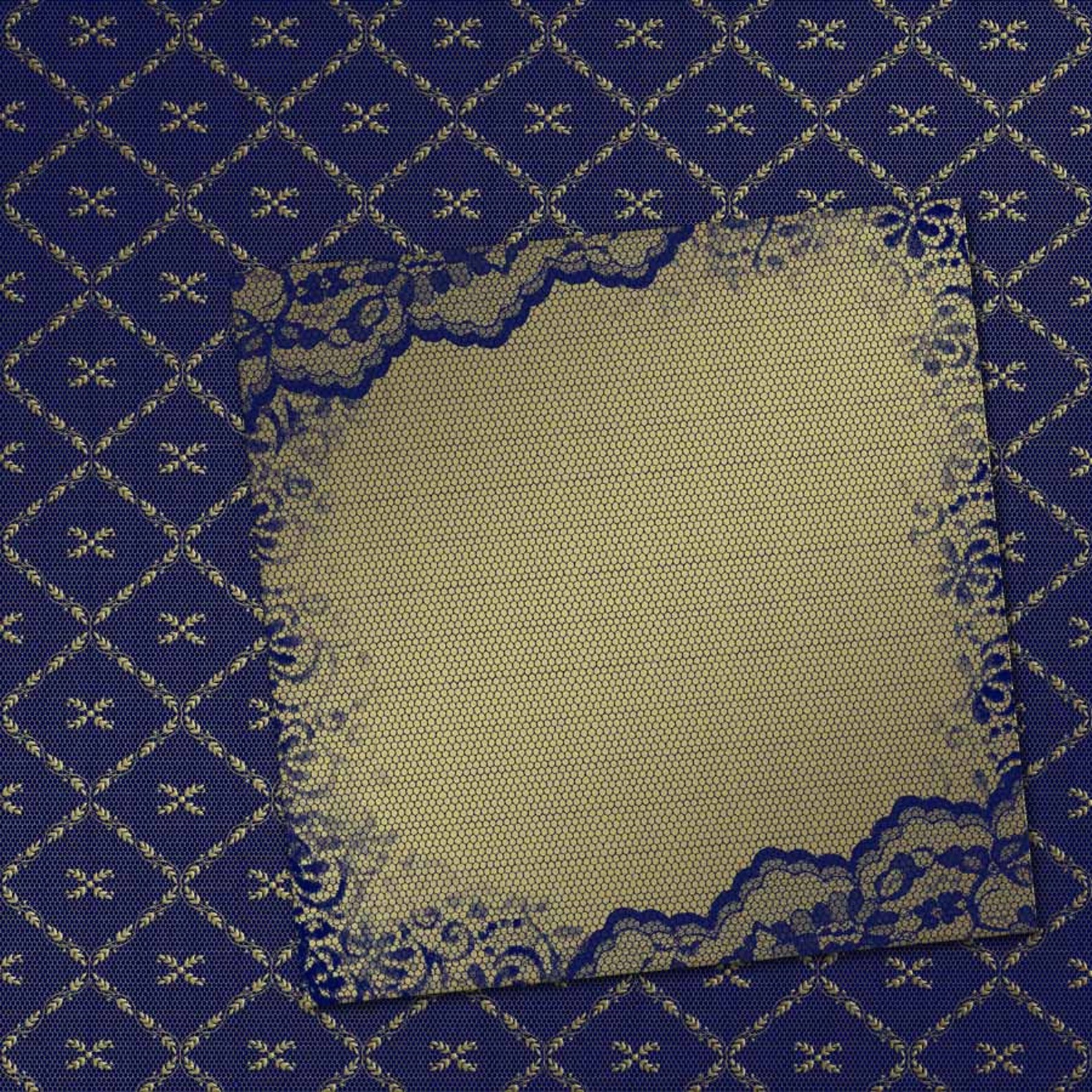 Navy Blue and Gold Digital Paper:blue and Gold Digital Paper | Etsy