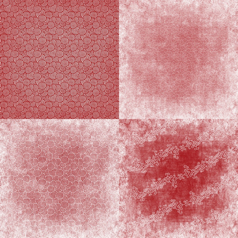 DARK RED Digital Paper:brick Red Digital Paper Red Swirl | Etsy