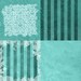 Digital Paper Turquoise:digital Paper Teal Stripes, Shabby Chic Digital ...