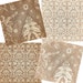 Brown Digital Paper Vintage:digital Paper Shabby Chic Brown - Etsy