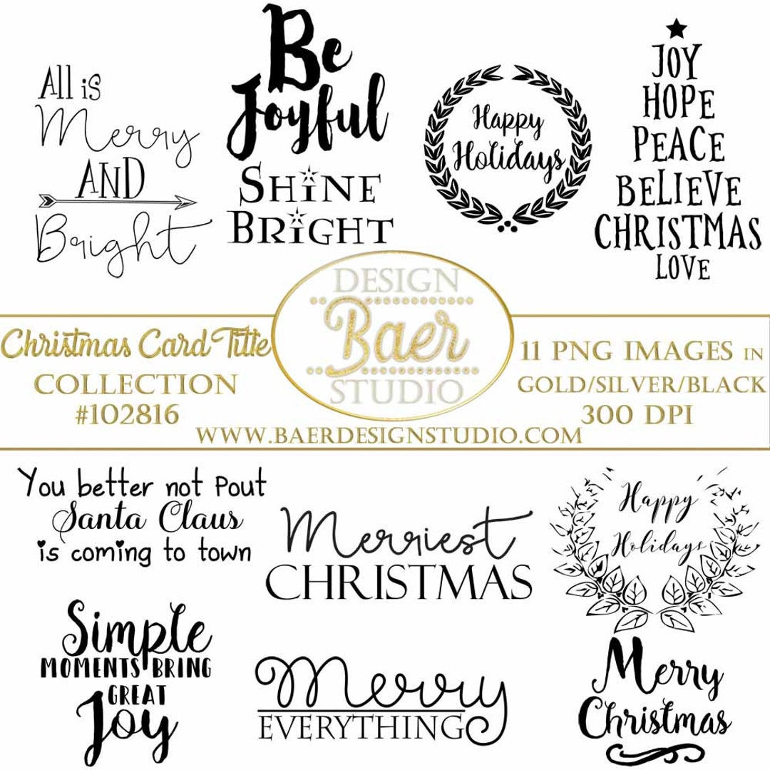 Christmas Quotes:christmas Word Art, Christmas Scrapbook Titles, Quote ...