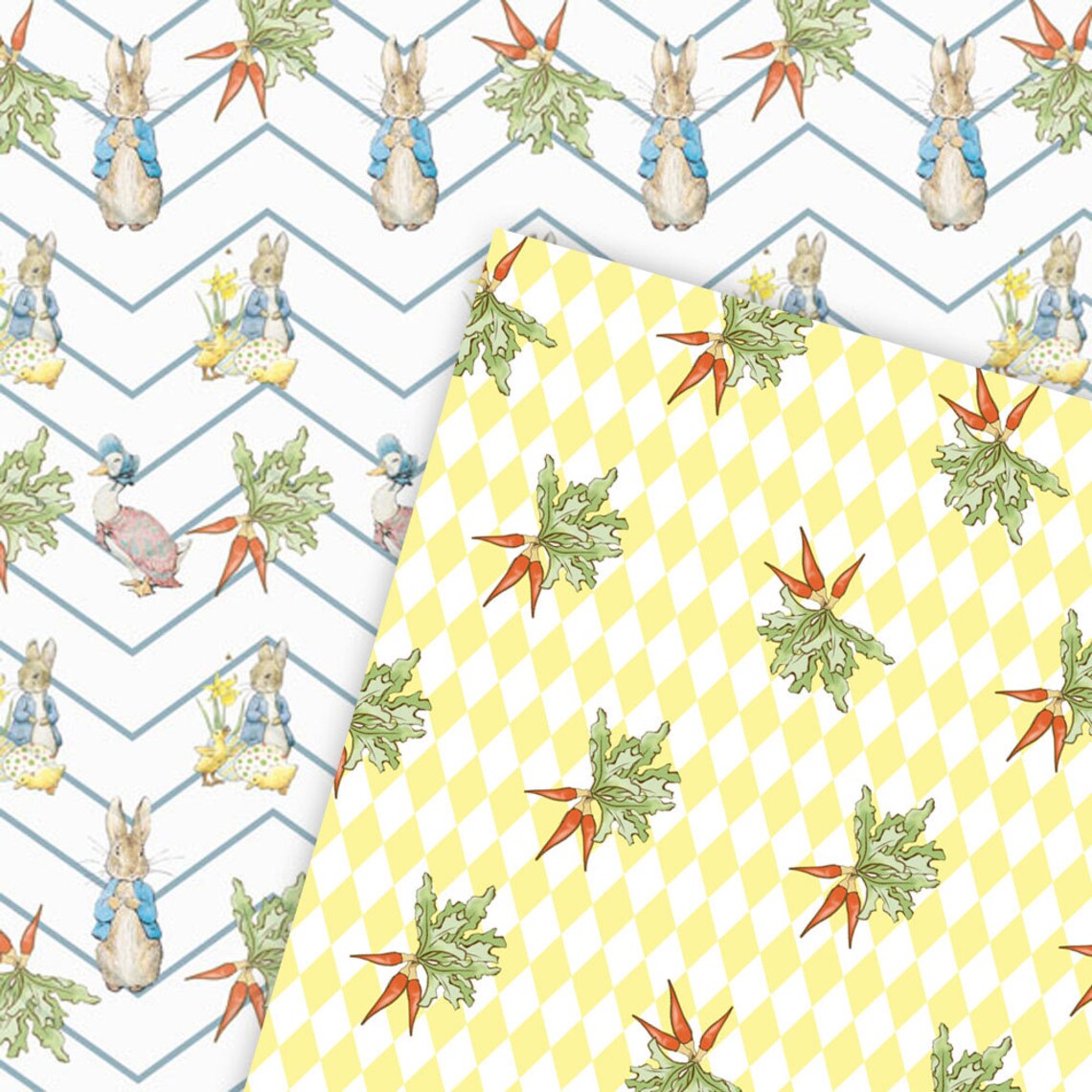 Peter Rabbit Digital Paper:easter Digital Paper Peter Rabbit | Etsy