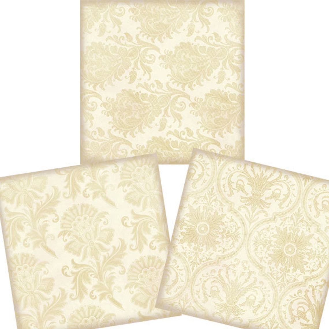 IVORY DIGITAL PAPER: Wedding Digital Paper Digital Paper - Etsy