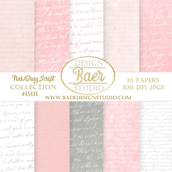 French Script Paper - Etsy