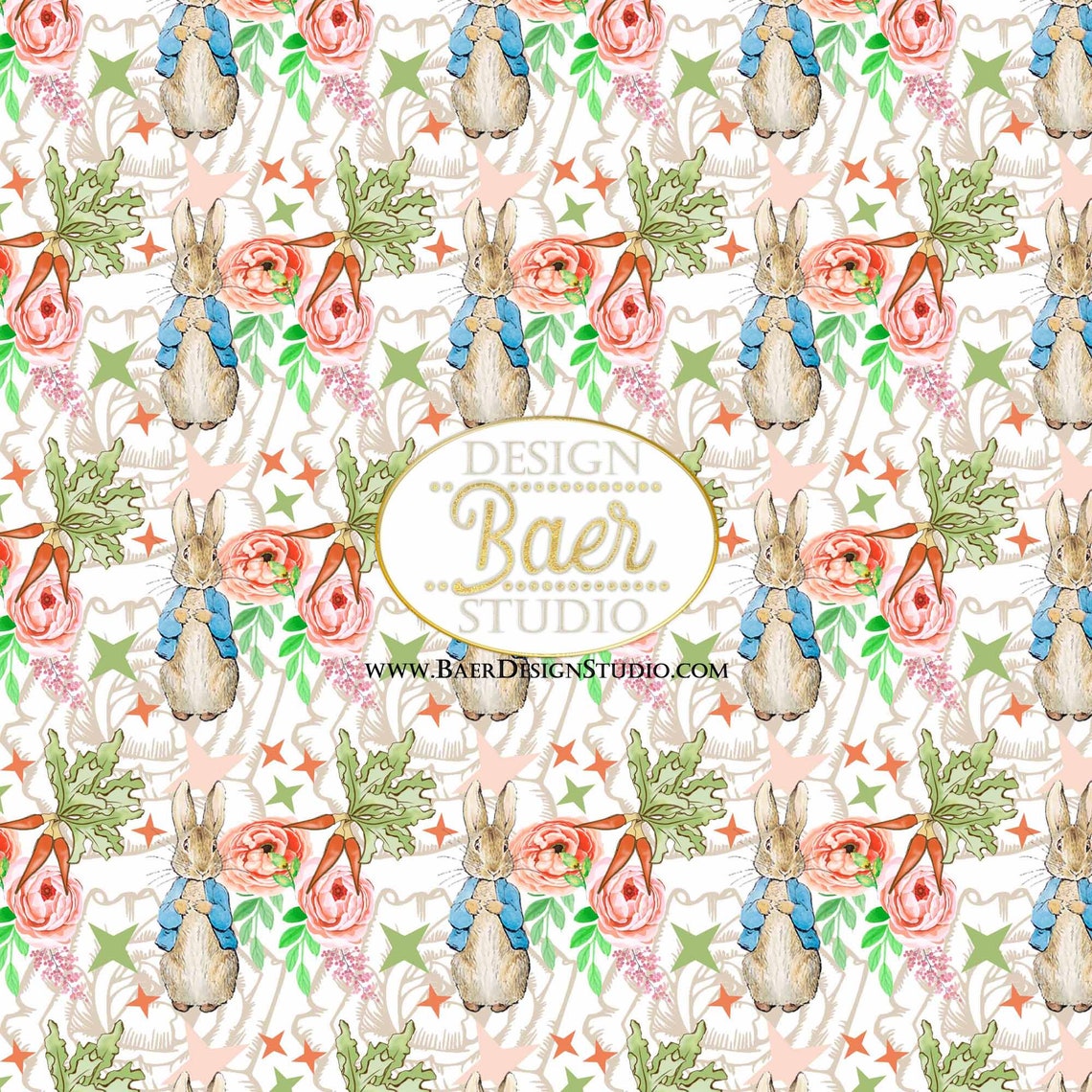 Peter Rabbit Digital Paper, Beatrix Potter Seamless Backgrounds ...