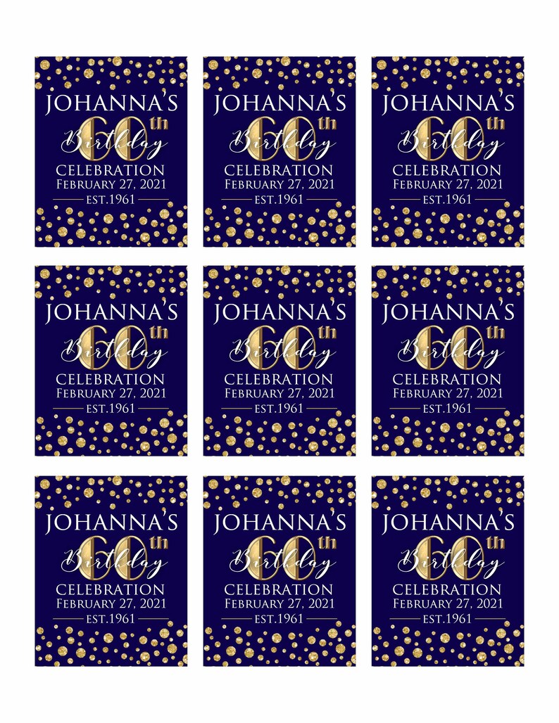 Thank You Wine Bottle Labels:sutter Home Mini Wine Bottle - Etsy