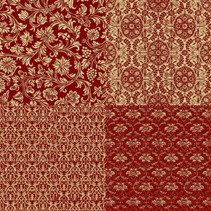 Red and Gold Digital Paper, Red and Tan Digital Paper, Red and Gold ...