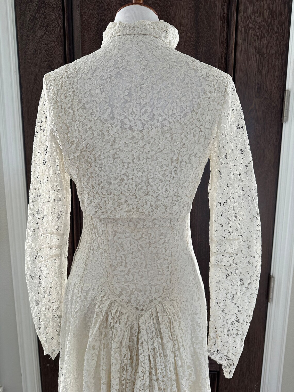 1950s Handmade Wedding Gown - Etsy