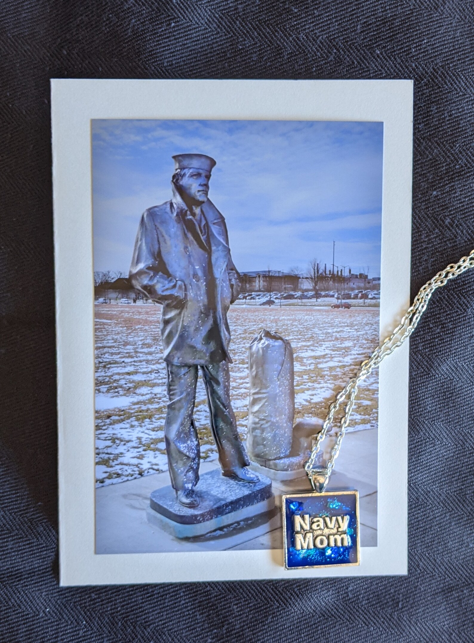 Navy Card, Navy Greeting Card, Blank Navy Card, the Lone Sailor, Great ...