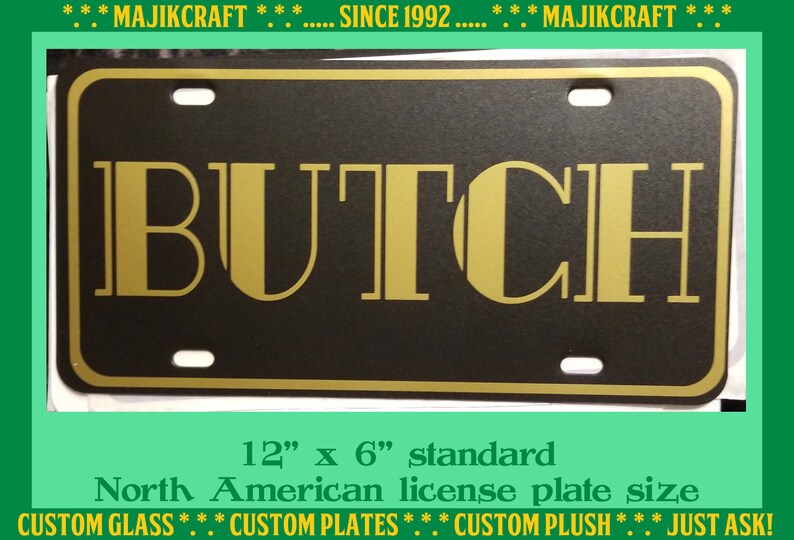 STINKY faux vanity plate license plate licence plate PET | Etsy