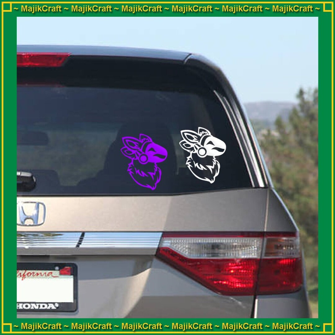 ANGRY Protogen 4inch Vinyl Decal - Proot - Furry/fursona - Laptop ...