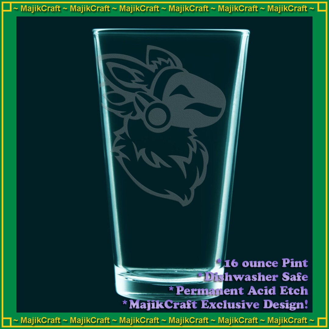 Angry Protogen Furry Fursona Proot Beer Tumbler Drinking Glass. - Etsy