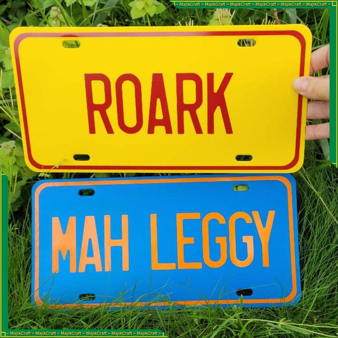 MANED WOLF in Stock! Vanity Plates - Manedwolf, Chrysocyon Brachyurus ...