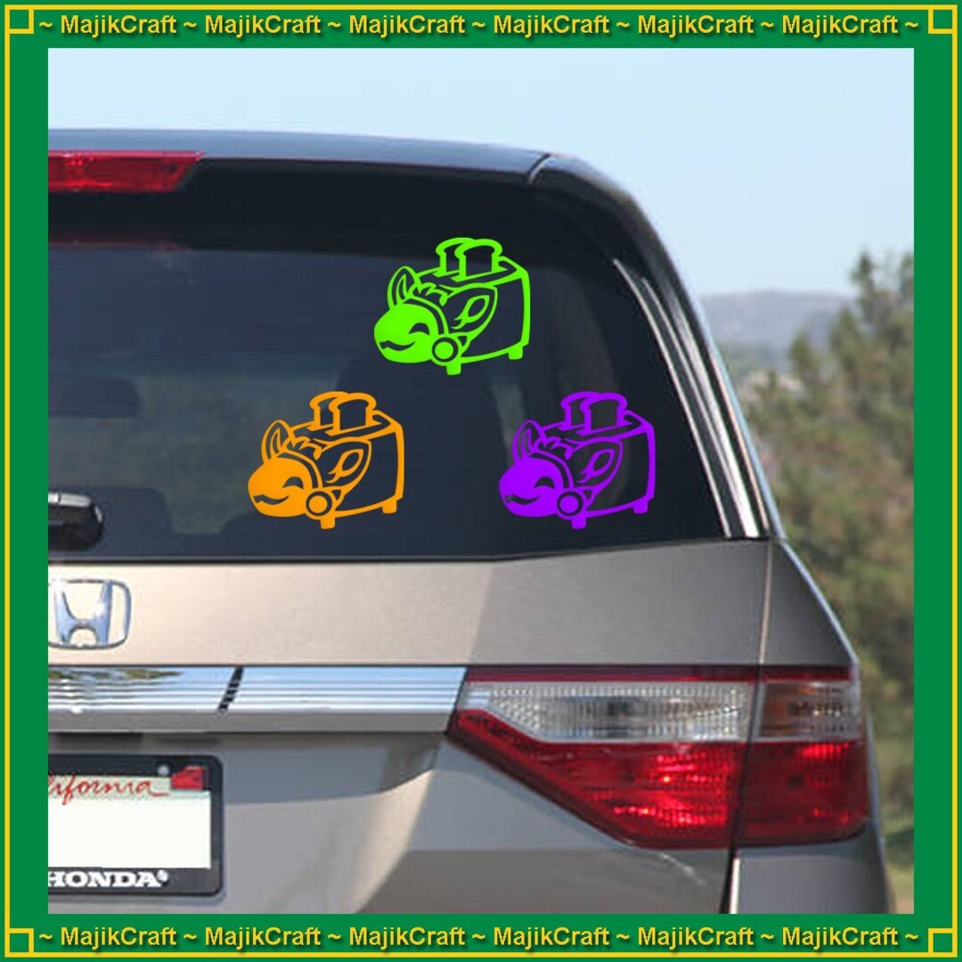 TOASTAGEN Protogen 4inch Vinyl Decal - Proot Toaster - Furry/fursona ...