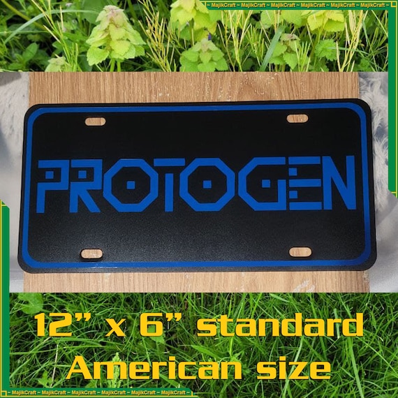 PROTOGEN Custom Colors Vanity Plates PROOT Furry Fursona - Etsy