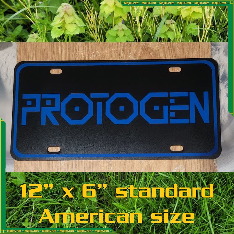 PROTOGEN Custom Colors Vanity Plates PROOT Furry Fursona - Etsy