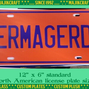 STINKY faux vanity plate license plate licence plate PET | Etsy