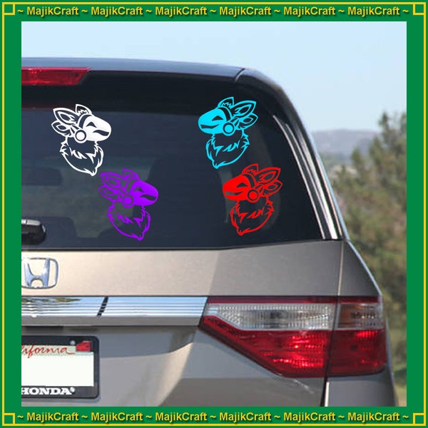 Furry Bumper Sticker for Car - Etsy