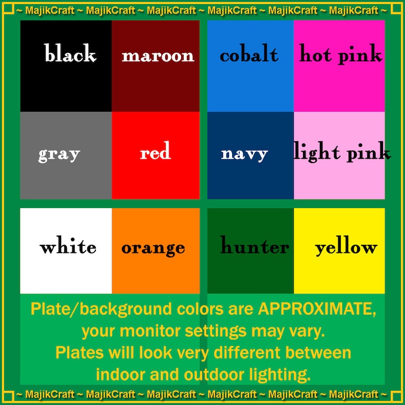 PROTOGEN Custom Colors Vanity Plates PROOT Furry Fursona - Etsy