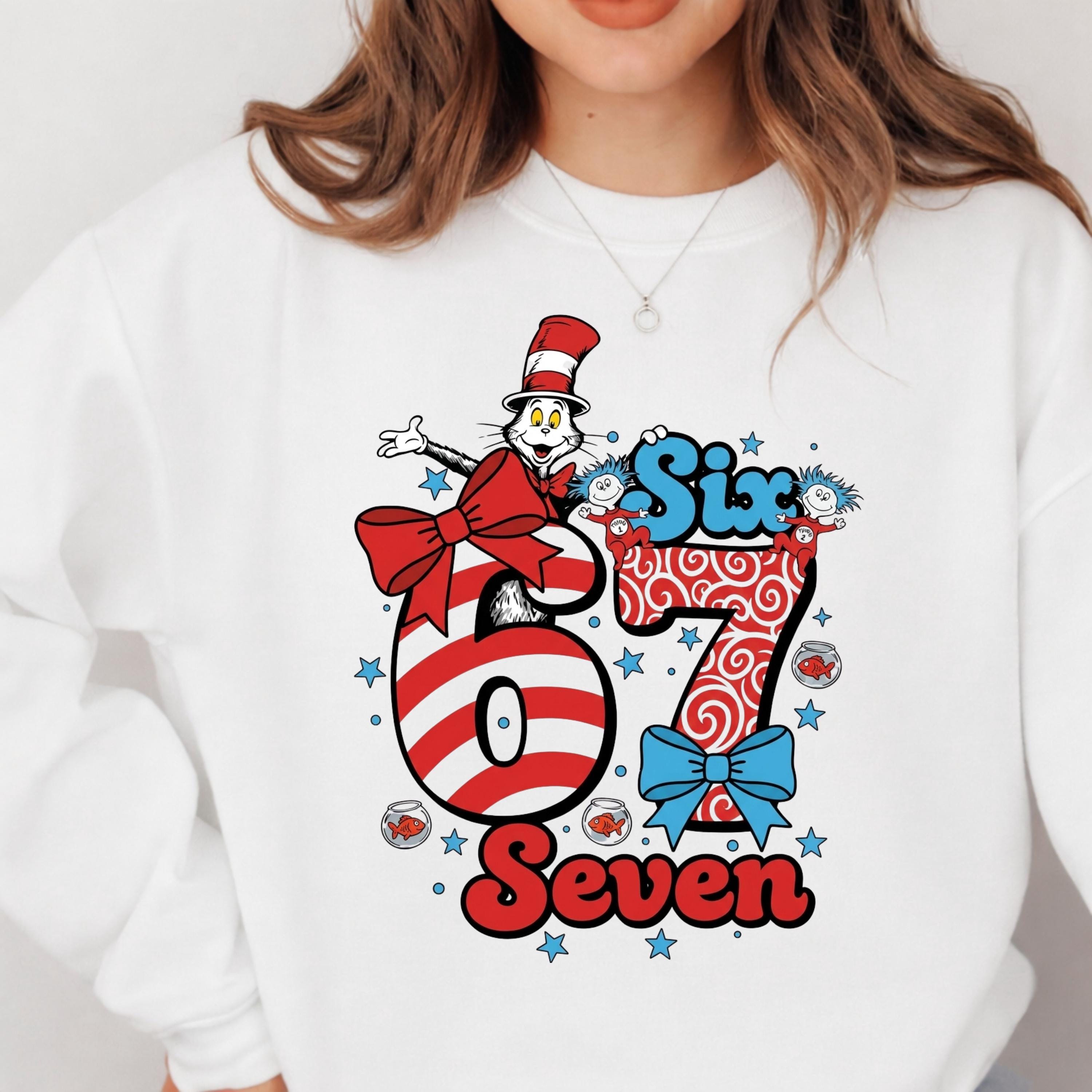 Read Across America PNG Bundle, Cat in the Hat 6 7 PNG, Thing 1 Thing 2 ...