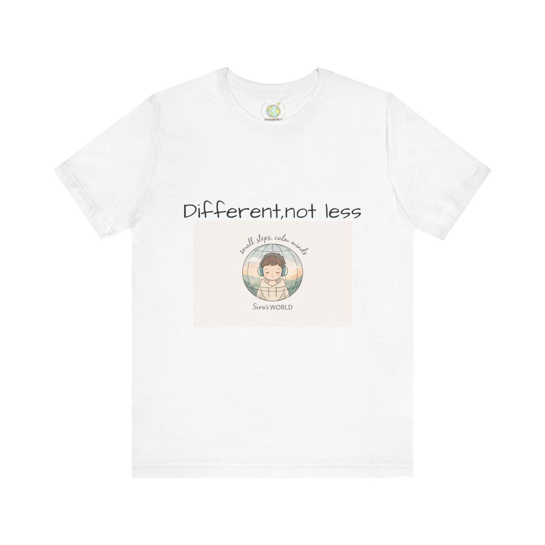 Different, Not Less Tee | Awareness Autism Design, Short Sleeve Tee - Etsy