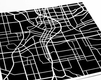 Georgia Tech Map - Etsy