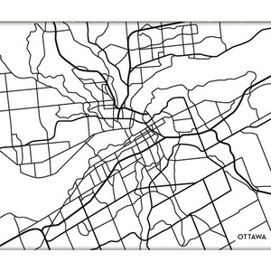 Ottawa City Wall Art / Canada Map Digital Art Print / 8x10 / - Etsy
