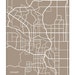 Calgary, AB Map Art City Print / Canada Line Art Wall Decor / 8x10 ...
