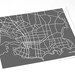 Victoria BC Map Art City Poster / Canada Line Map Digital Print / 8x10 ...