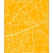 Decatur, GA City Map Art Print / Emory University Wall Art Poster ...