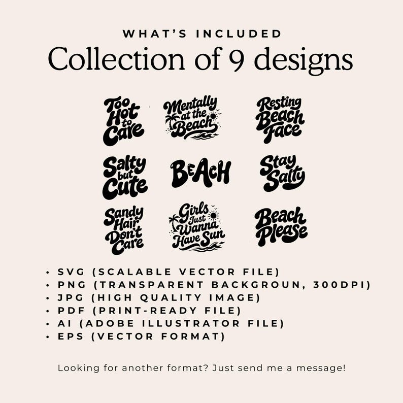 Summer SVG PNG Bundle, Summer Quotes, Shirt Design, Trendy Svg ...