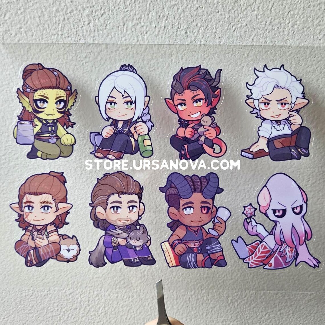BG3 Vinyl Sticker Sheet - Etsy