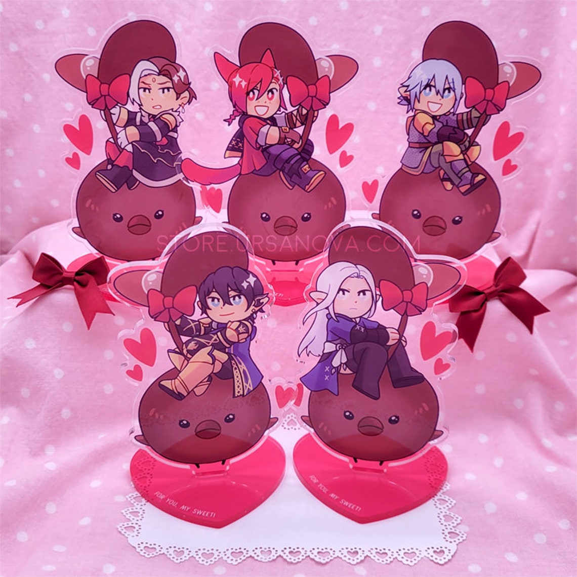 FFXIV Sweet Chocorpokkur Acrylic Standees | Etsy