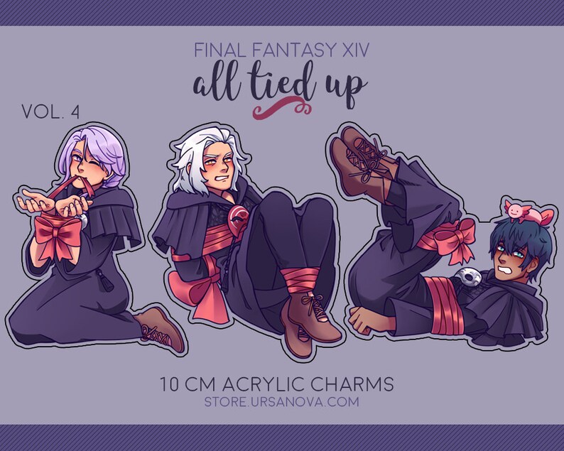 FFXIV All Tied up Charms - Etsy