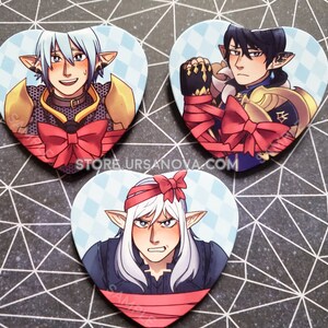 FFXIV Heart Buttons | Etsy