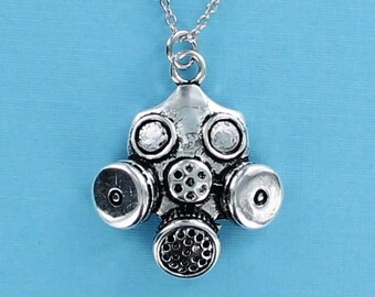 Gas Mask Charm - Etsy
