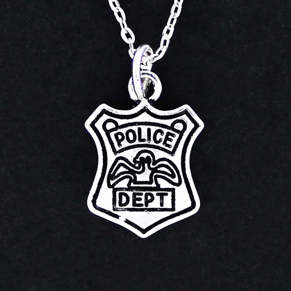 Police Badge Necklace - Etsy