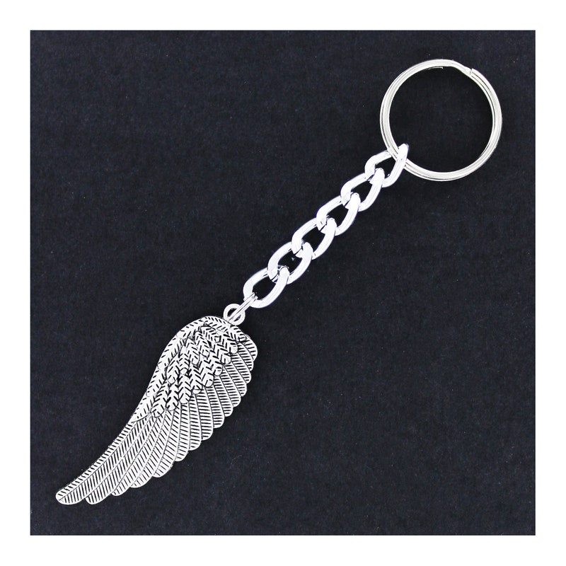 Angel Wing Key Chain - Etsy