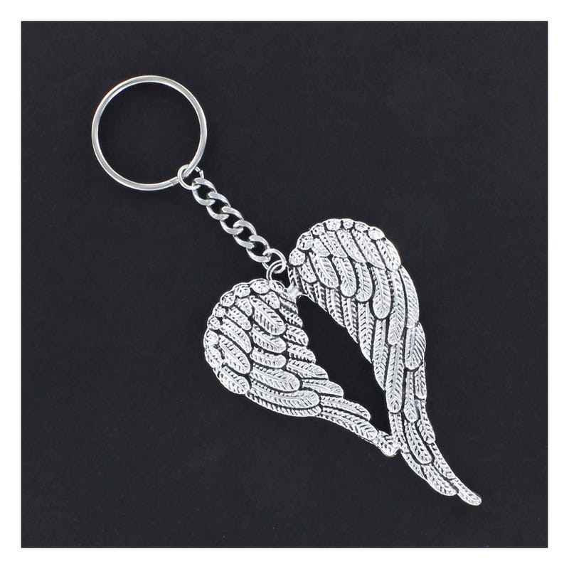 Angel Wing Key Chain - Etsy