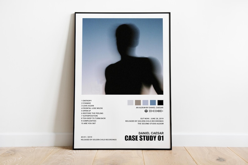 Daniel Caesar Posters | Case Study 01 Album Poster | Tracklist Album ...