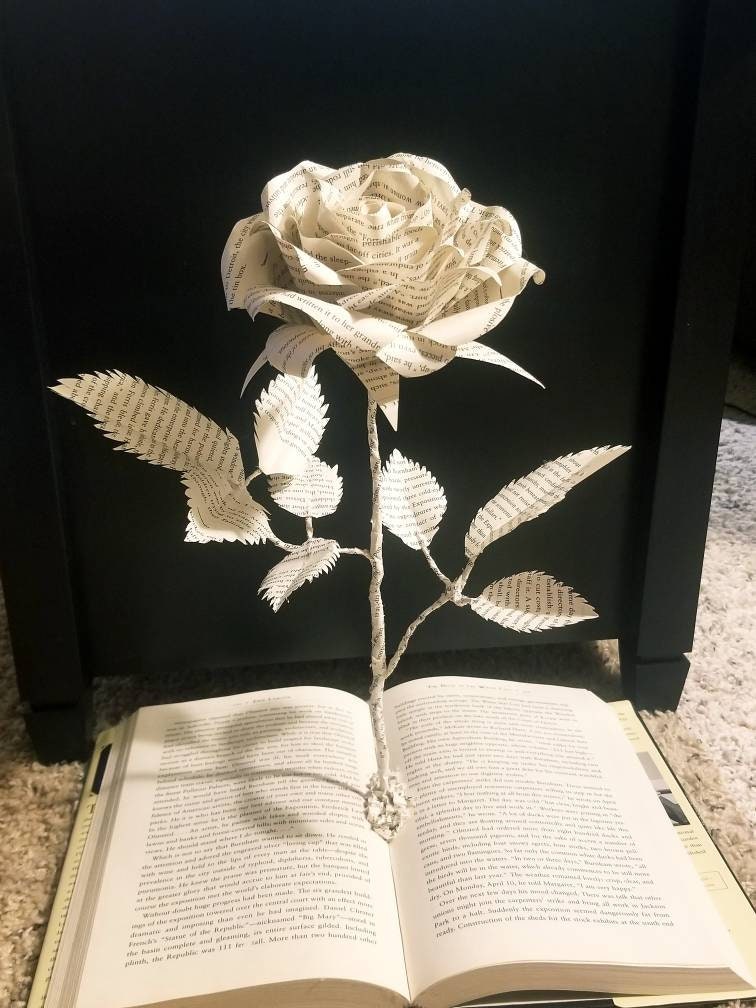 Custom Book Sculpture--paper Sculptures Out of Your Favorite Story - Etsy