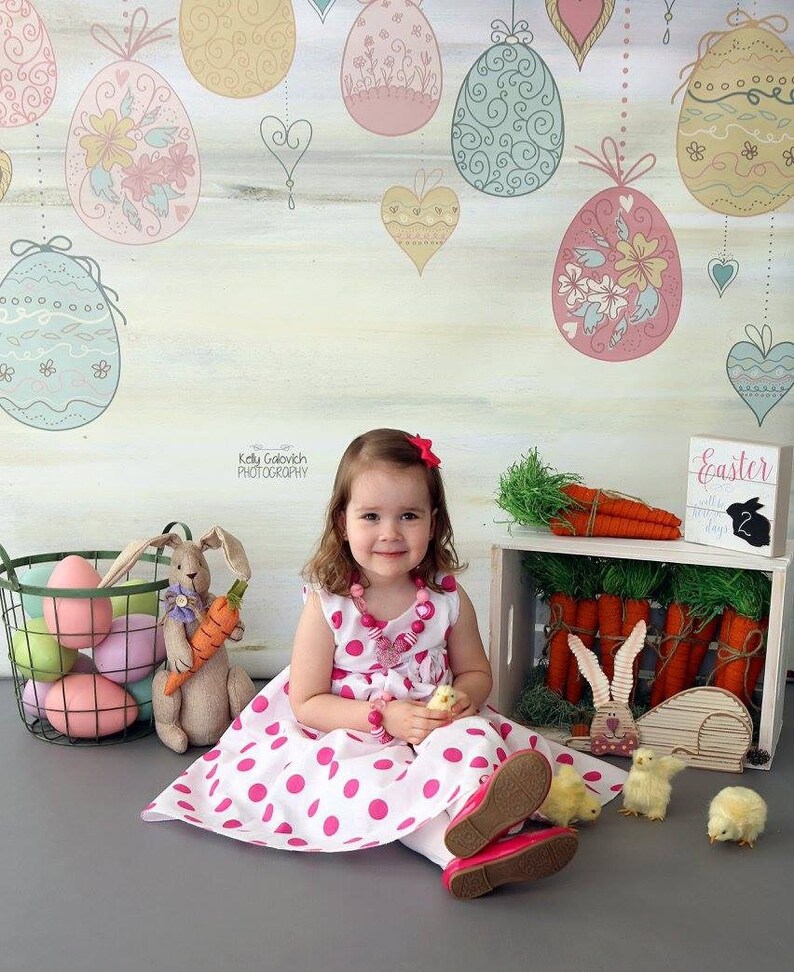 5ft X 5ft Vinyl Photography Backdrops / Vintage Easter Wall - Etsy