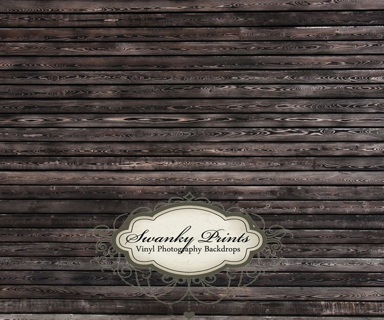 LARGE 6ft X 5ft Vinyl Photography Backdrop / Stained Black Wood - Etsy