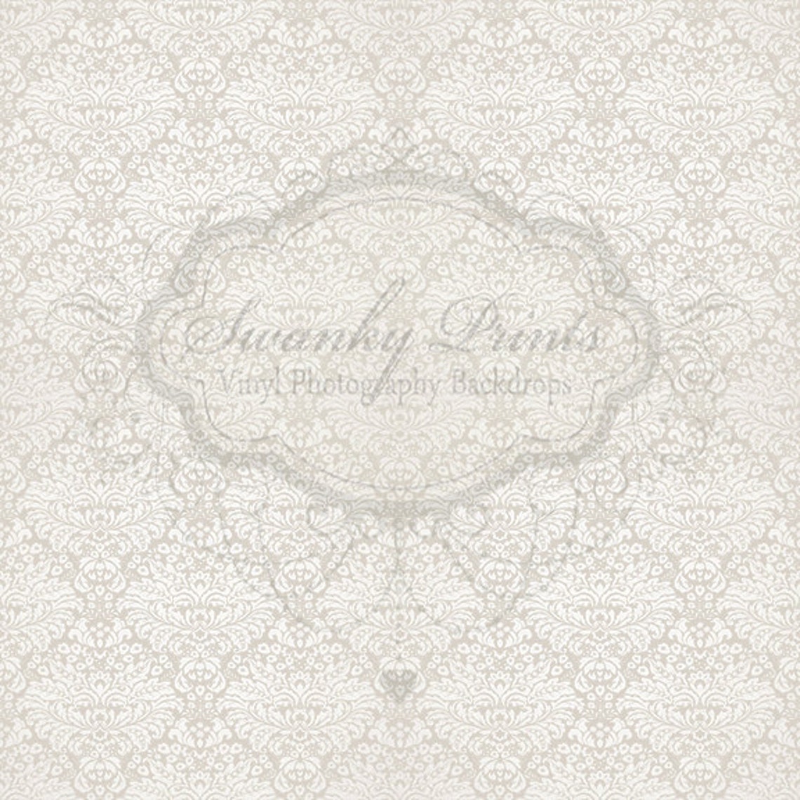 10ft X 10ft Vinyl Photography Backdrop / White Damask / Light | Etsy