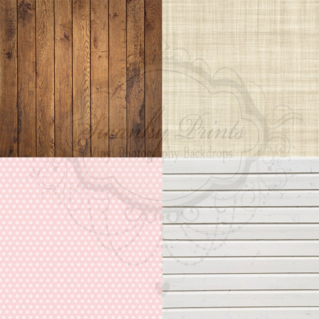 COMBO / FOUR PACK / 2ft X 2ft Vinyl Photography Backdrops for Product ...