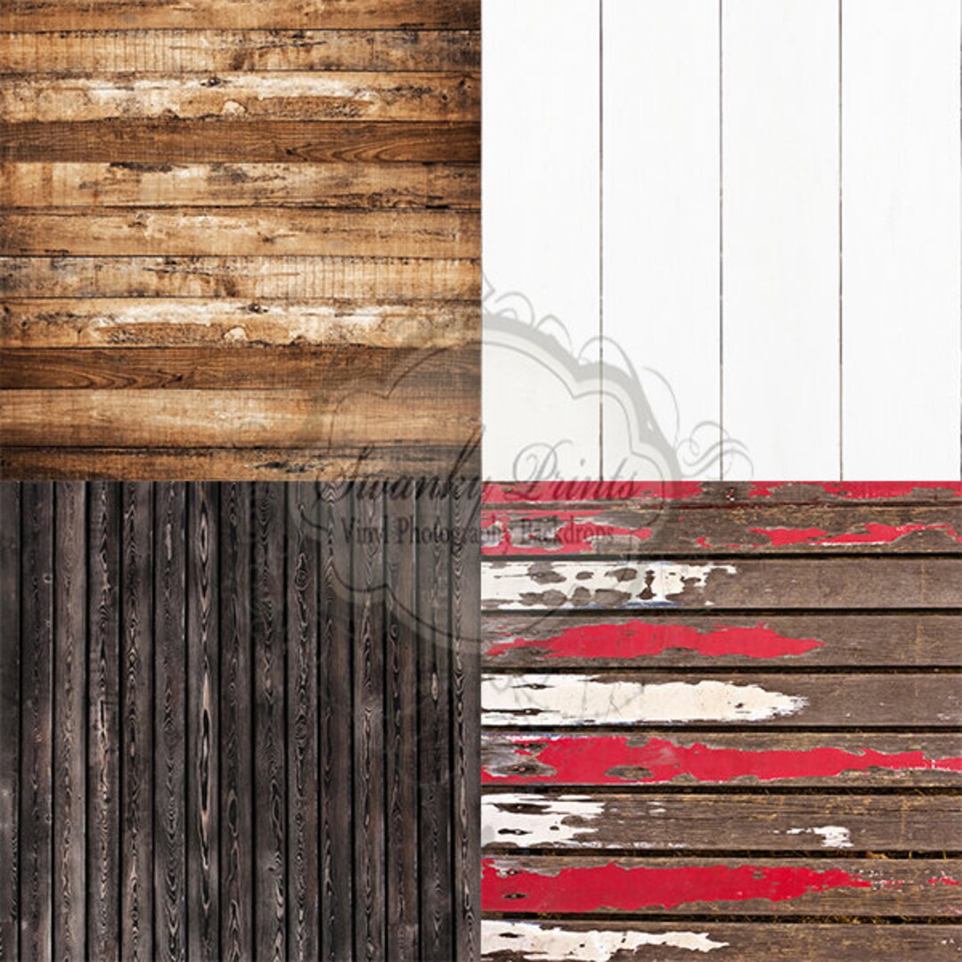FOUR PACK COMBO / 2ft X 2ft Variety Backdrops Floordrops / Vinyl ...