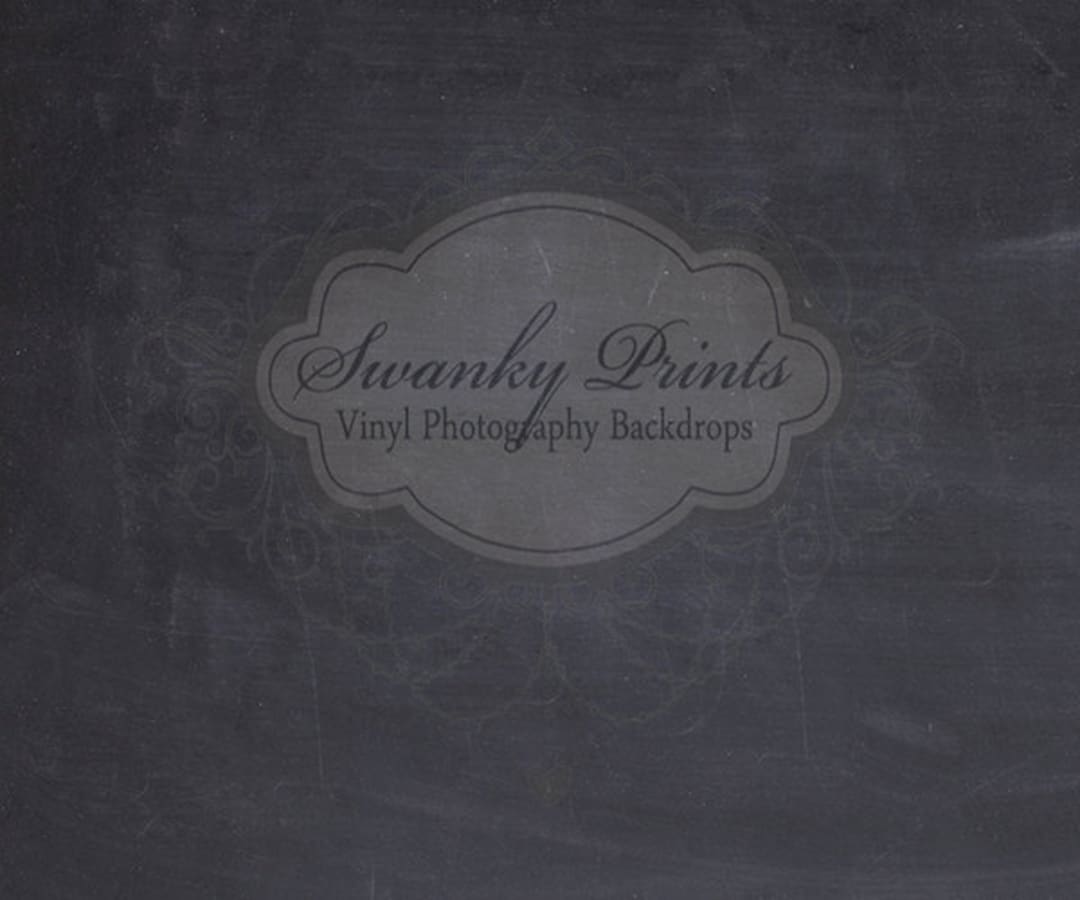 6ft X 5ft Vinyl Photography Backdrop / Black Chalkboard / WRITEABLE ...