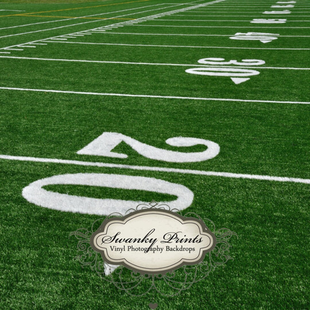4ft X 4ft Vinyl Photography Backdrop / Football Sidelines / Sports ...